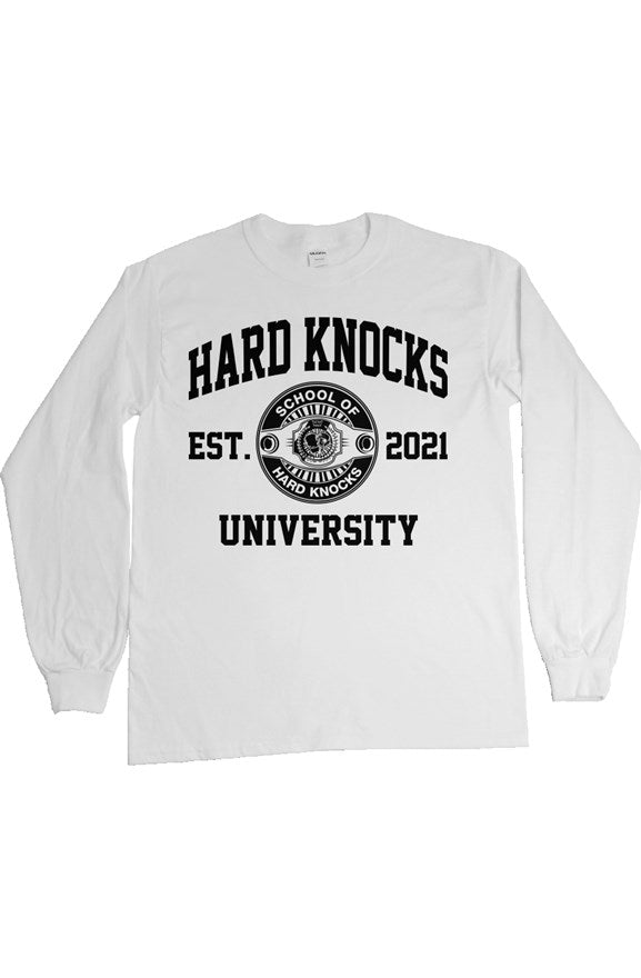 Gildan Ultra Long Sleeve - Hard Knocks Regular Cr – The School of Hard ...